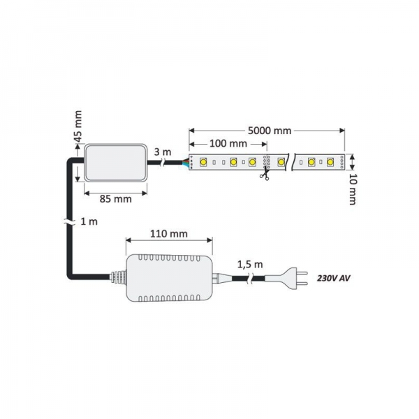 LED riba komplekt, RGB - Sõbraliku Hinnaga Valgustid